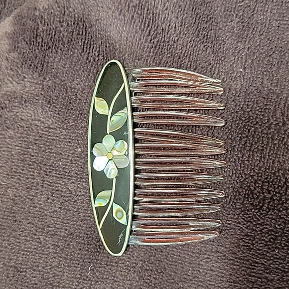 Vintage | Accessories | Vintage Abalone Hair Comb | Poshmark